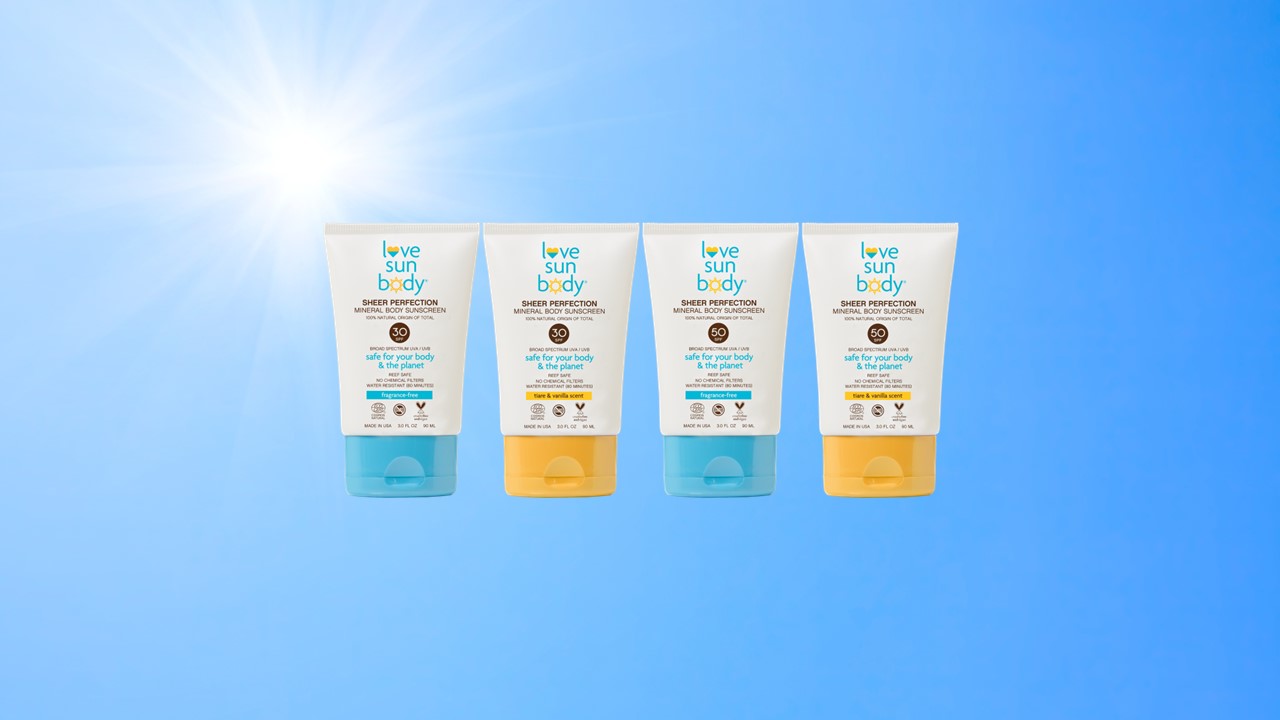 Love Sun Body 100% Natural Origin Mineral Sunscreens